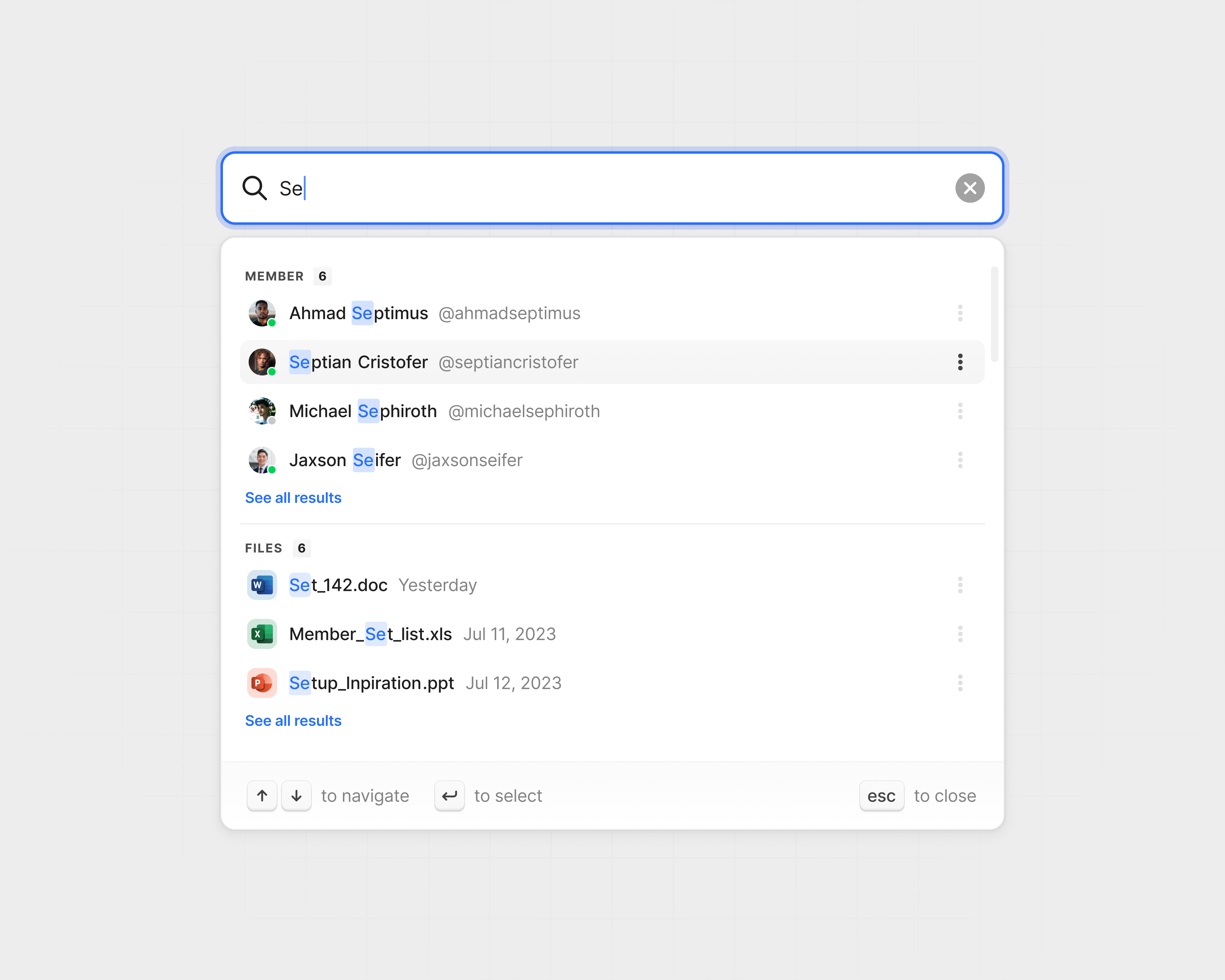 Search - active state by Hanif Al Hafizh | Layers