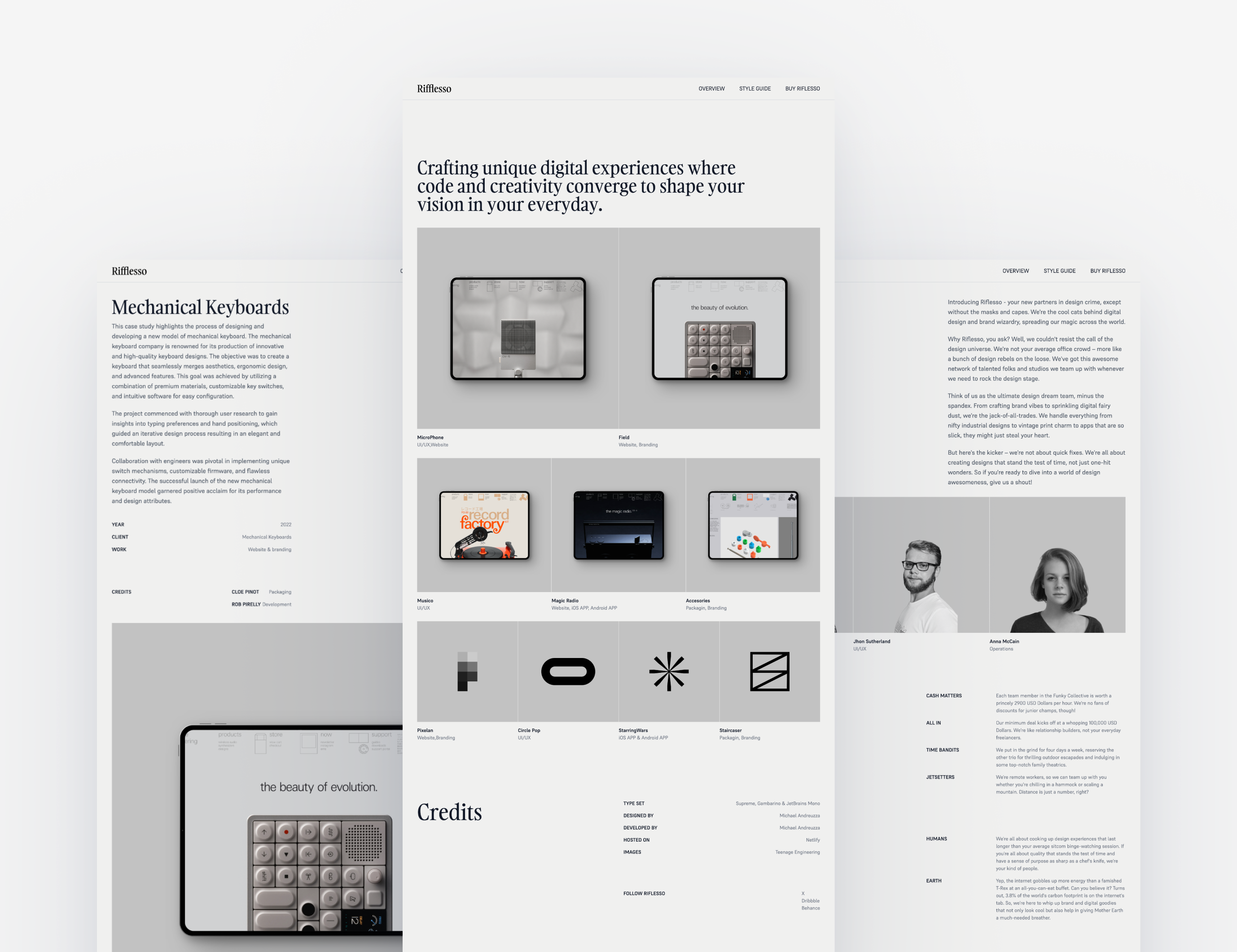 Riflesso - Multipage agency theme by Michael Andreuzza | Layers