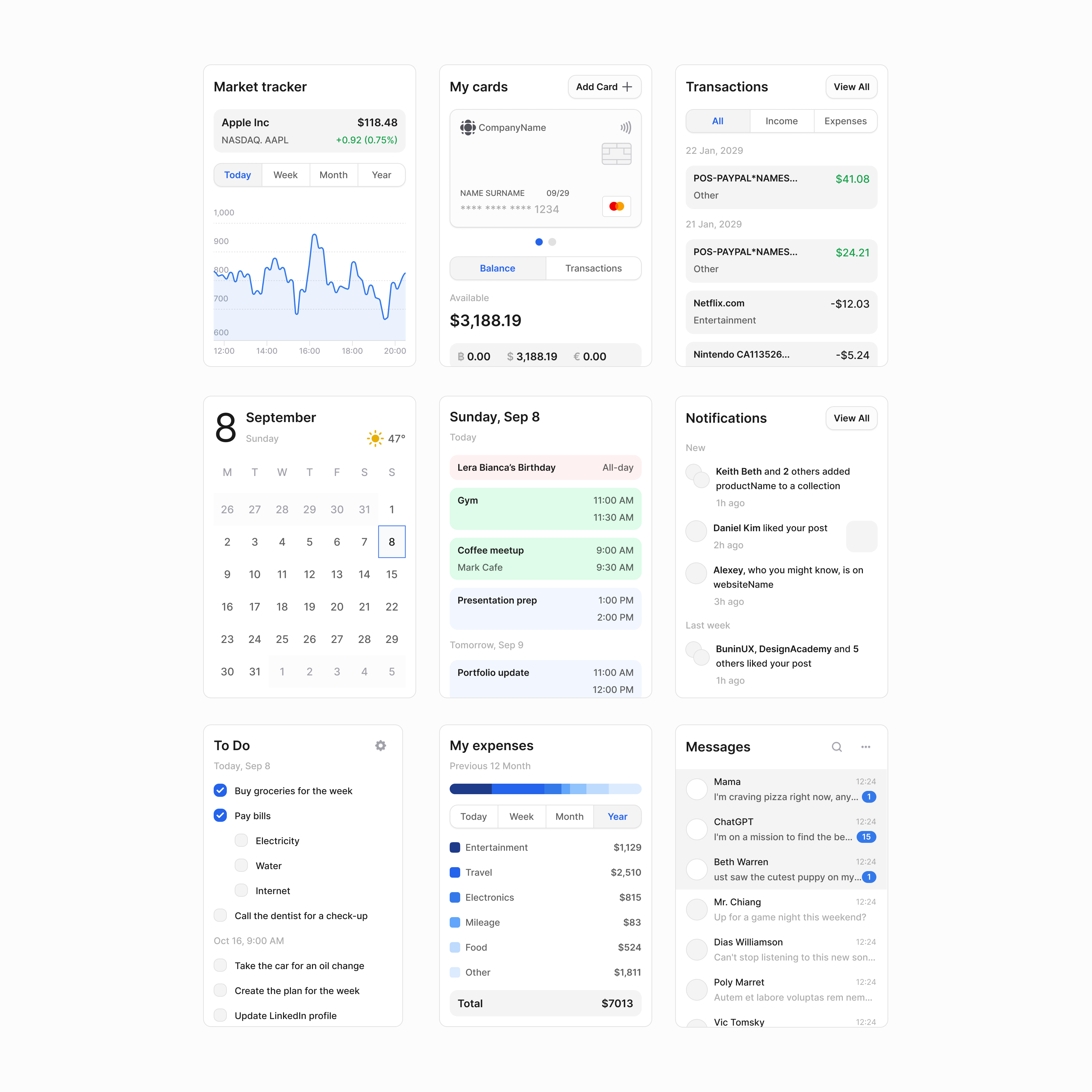 Widget Component Work in Progress in Figma by Dmitriy Bunin | Layers
